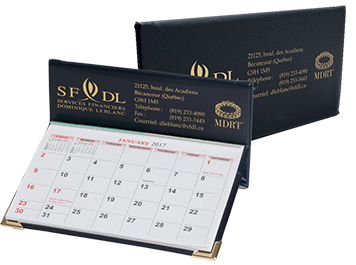 HY0191 Desk Calendar (Imprint: Front & Back) ENGLISH – Policy Wallets