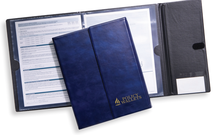 WP3PR Upgraded Insurance/Financial Planning Wallet – Policy Wallets